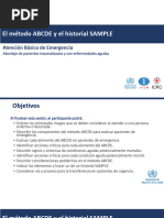 Protocolo ABCDE en Urgencias Médicas | PDF | Presión sanguínea | Fisiología