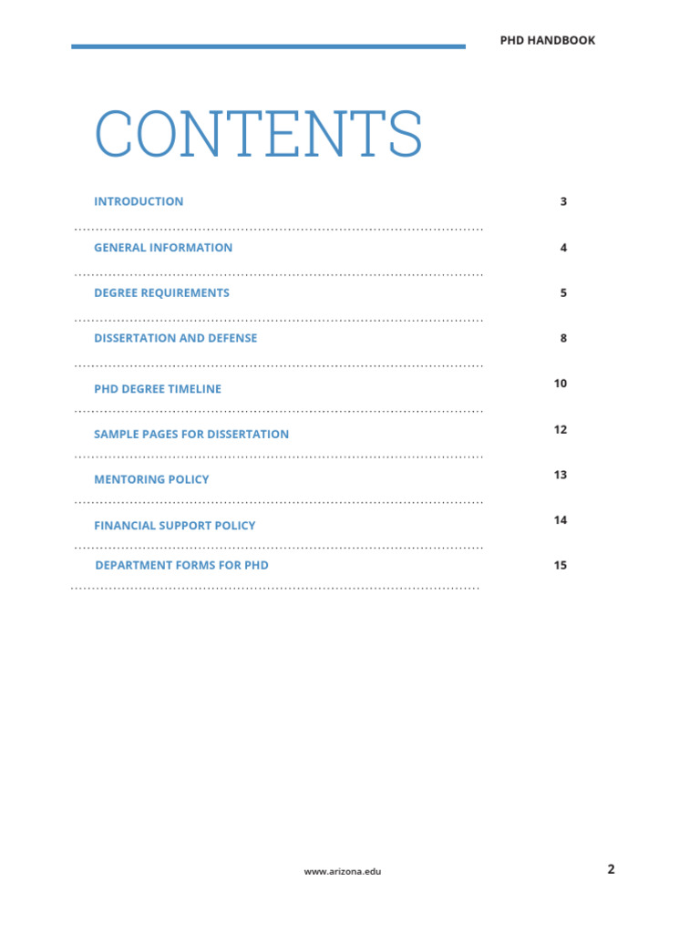 PHD Hand Book 2019 | PDF