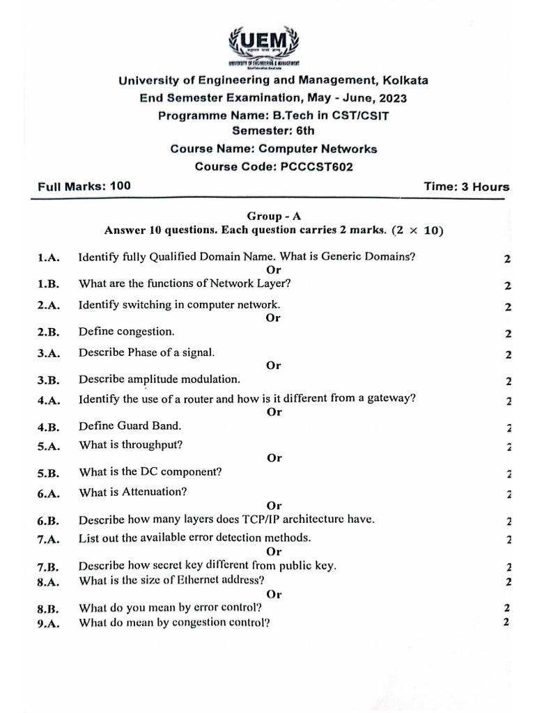 Computer Network | PDF