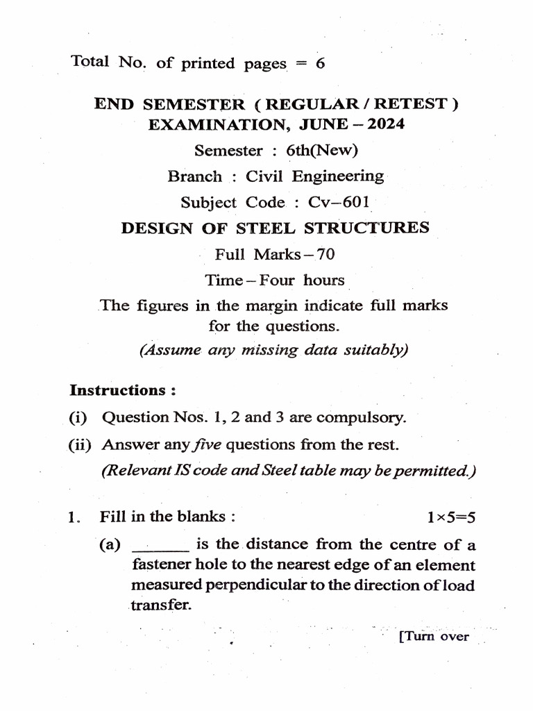 Design of Steel Structure 2024 | PDF | Strength Of Materials | Stress ...