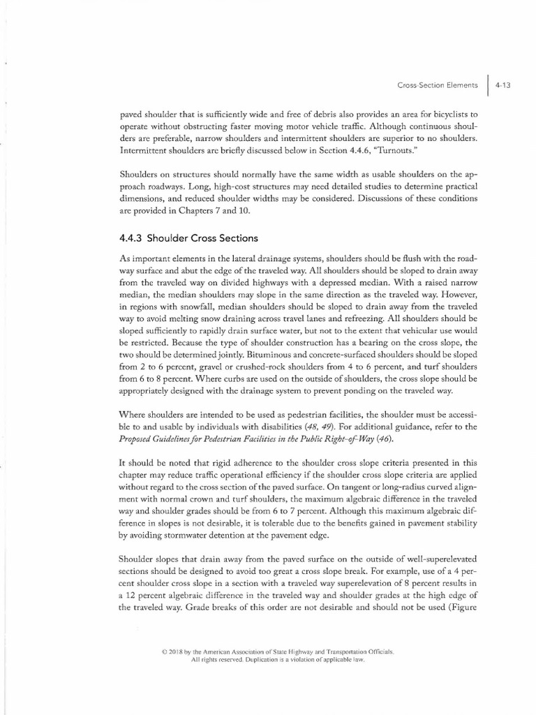 Cross Slope Algebraic Difference - 8% | PDF | Land Transport | Road ...