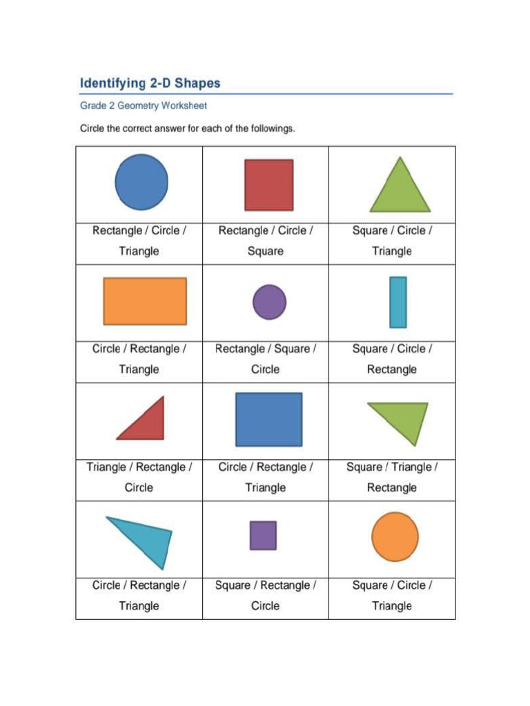 Grade 2 Geometry Pdf