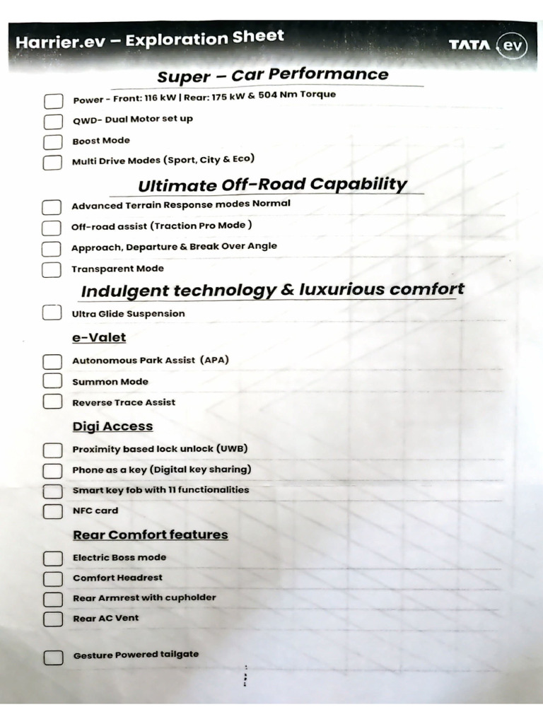Harrier Exploration Sheet | PDF