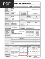CS Form No. 212 Revised-2017 Personal-Data-Sheet | PDF | Government ...