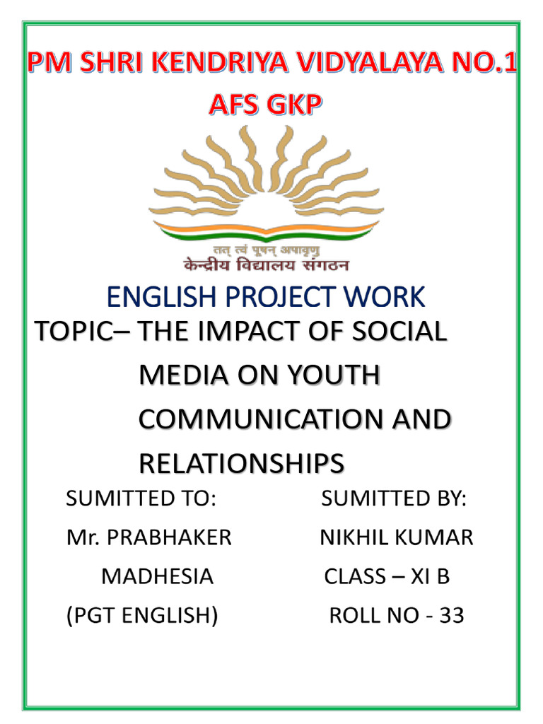 English Project Work 2 | PDF