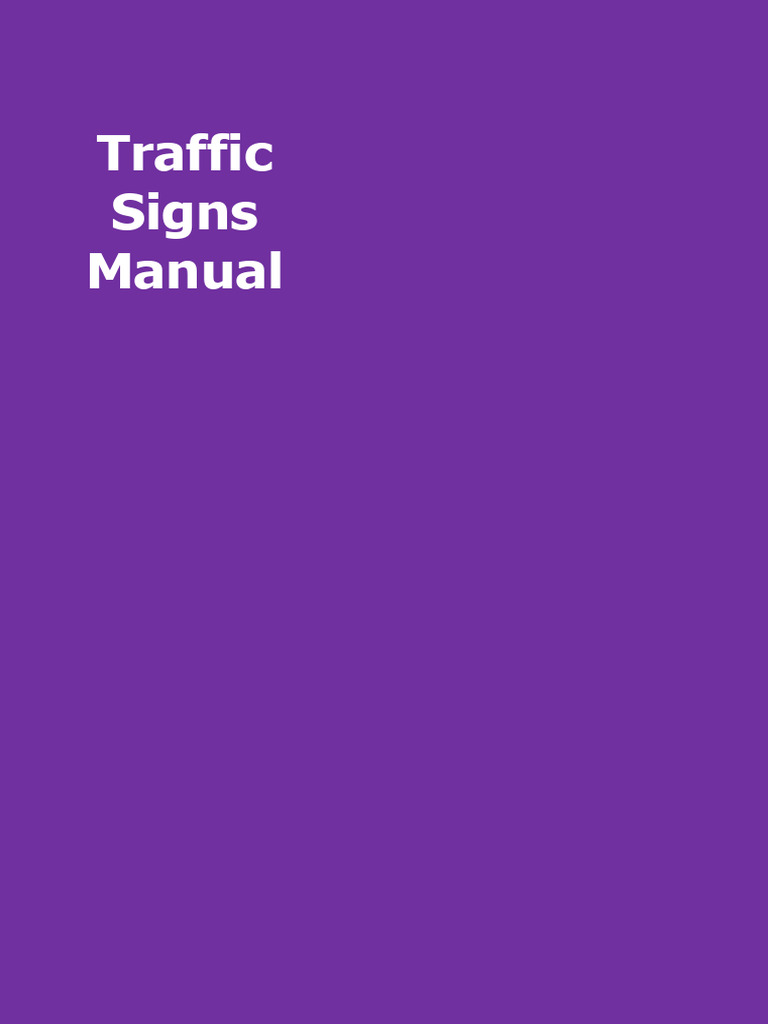 Ethiopian Traffic Signs Manual 2023 | PDF | Traffic | Road