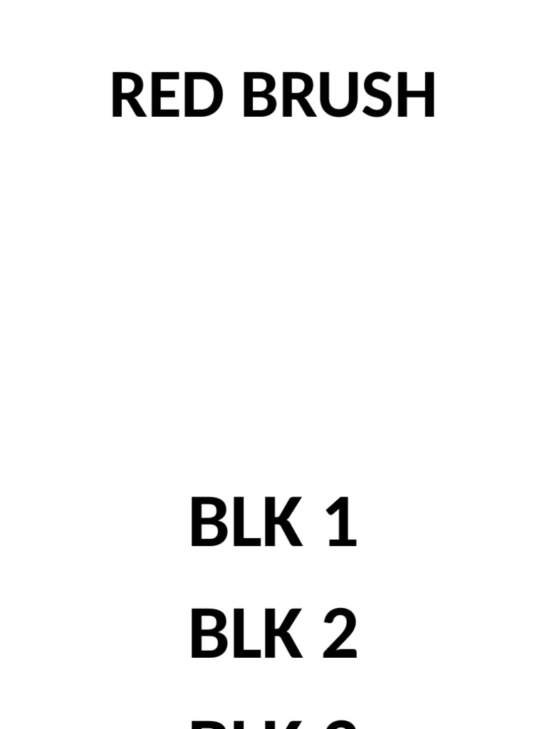 Red Brush | PDF