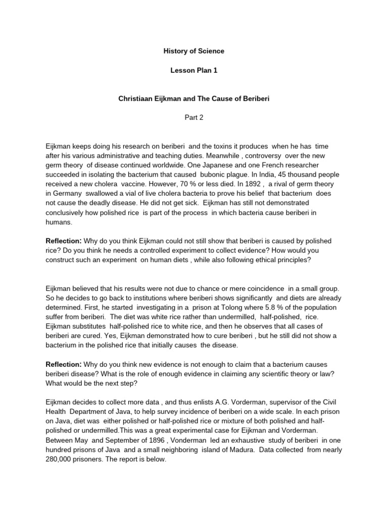 History of Science-Part 2 | PDF | Infection | Pathogen