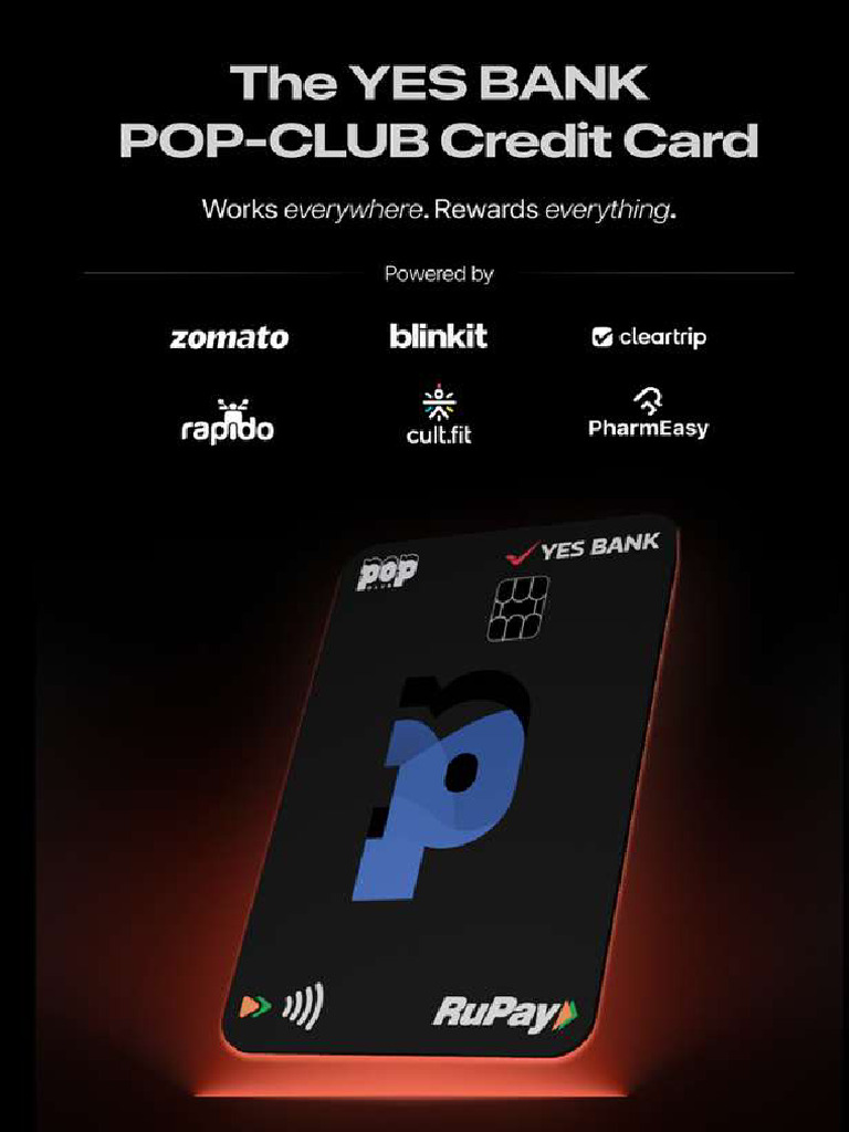 Yes Bank Popcard | PDF