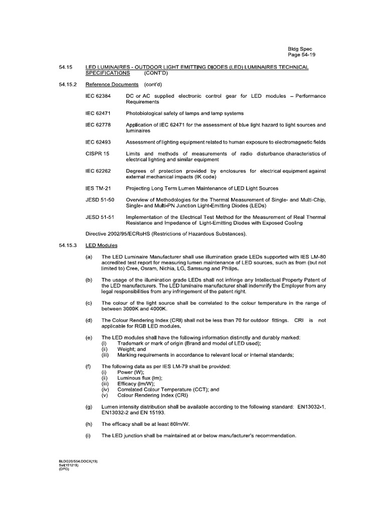 HDB Complaince List Technolite | PDF