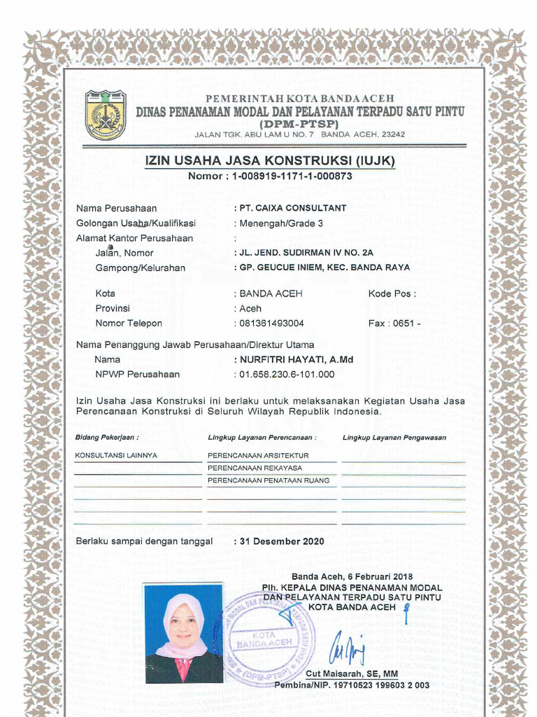 15.IUJK Perencanaan 2018-31-12-2020 | PDF