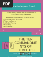 The-Ten-Commandments-of-Computer Ethics | PDF | Copyright | Software