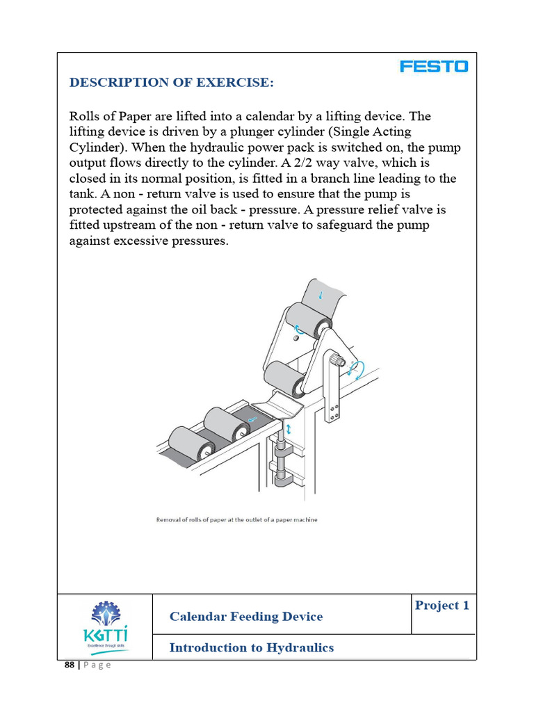 Hydraulics Exercise Solved[1] | PDF | Valve | Pump