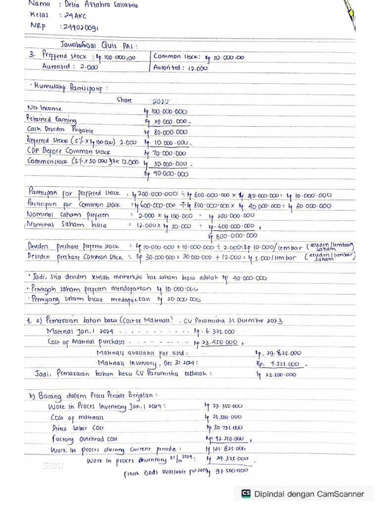 Delia Azzahra - Quiz UAS | PDF