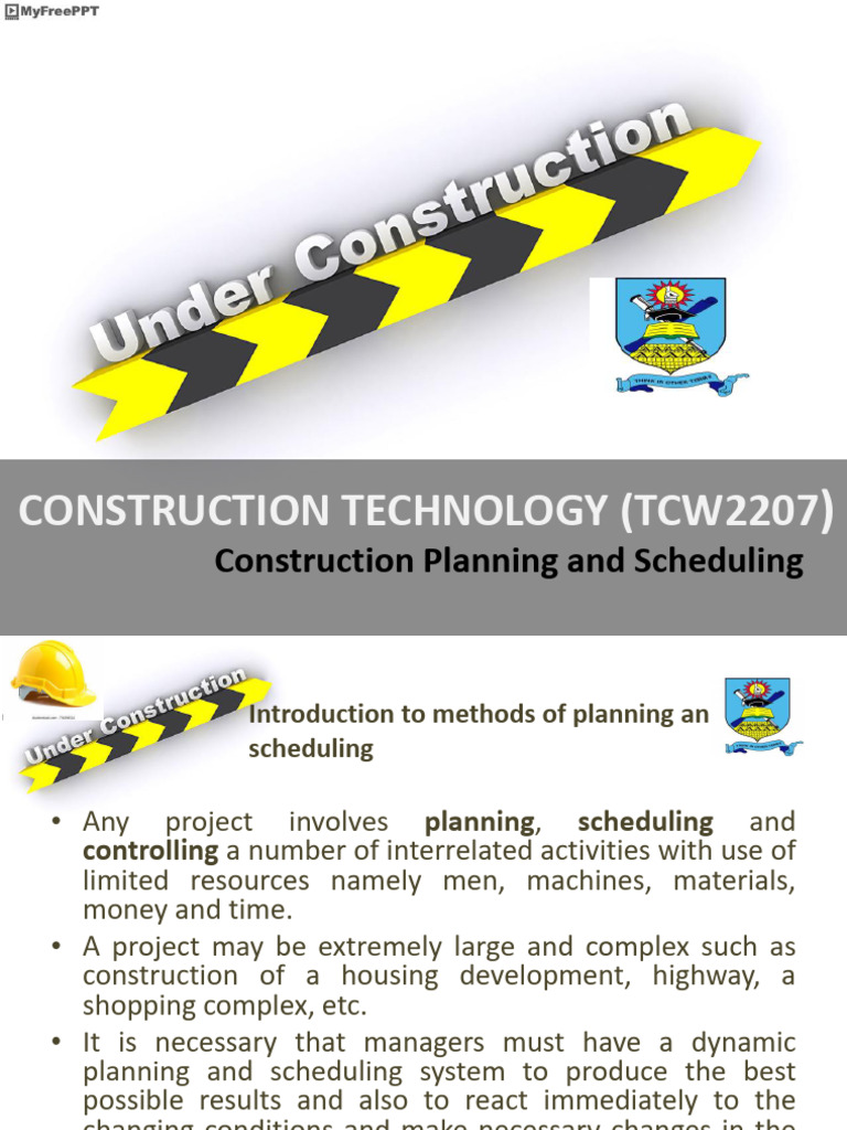 Construction Planning and Scheduling | PDF