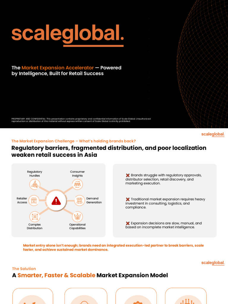 Scale Global: AI-Powered Market Expansion | PDF | E Commerce | Brand