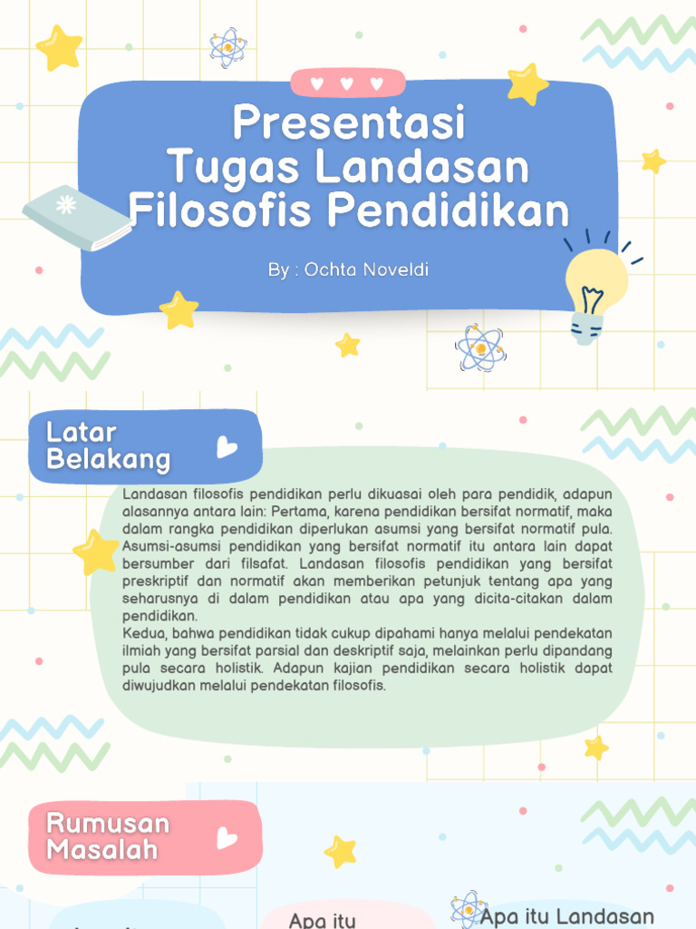 Landasan Filosofis Pendidikan | PDF