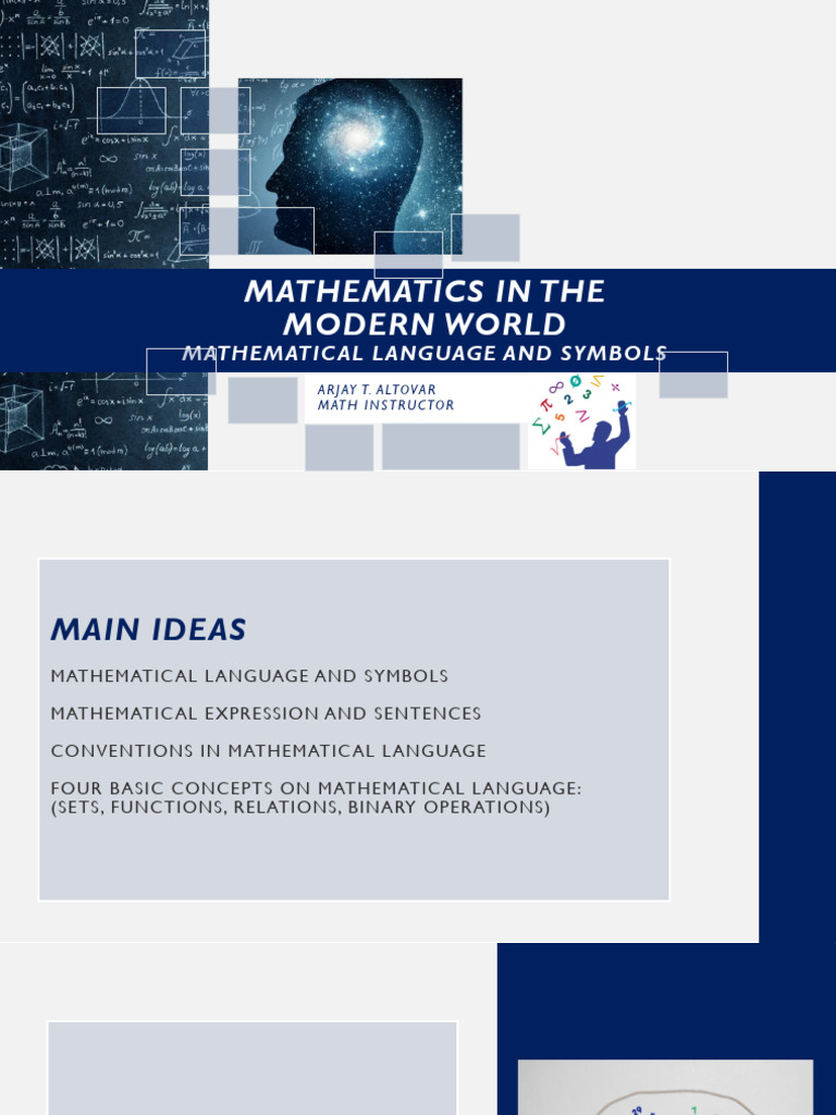 MMW Mathematical Language and Symbols | PDF | Function (Mathematics) | Set (Mathematics)