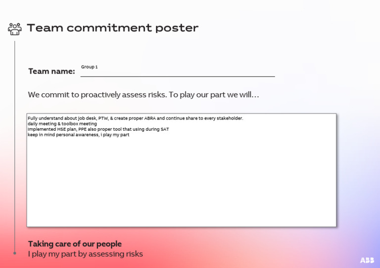 SC2 Team Commitment Poster A4 | PDF