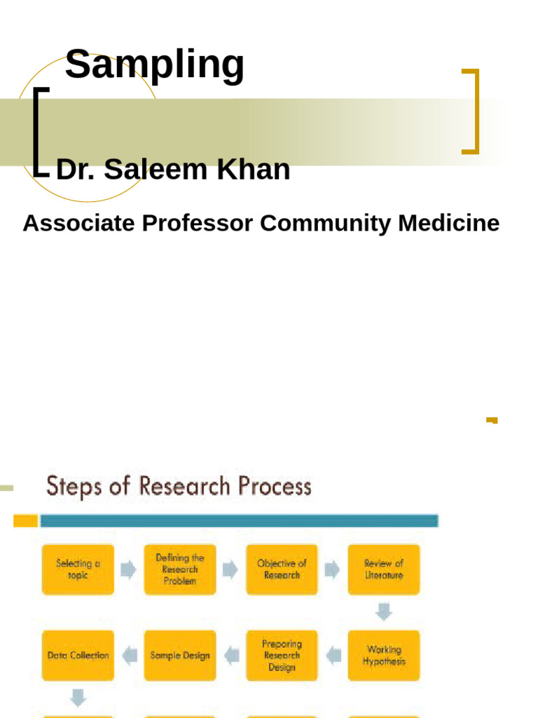 Sampling Lecture 2025 | PDF | Sampling (Statistics) | Bias