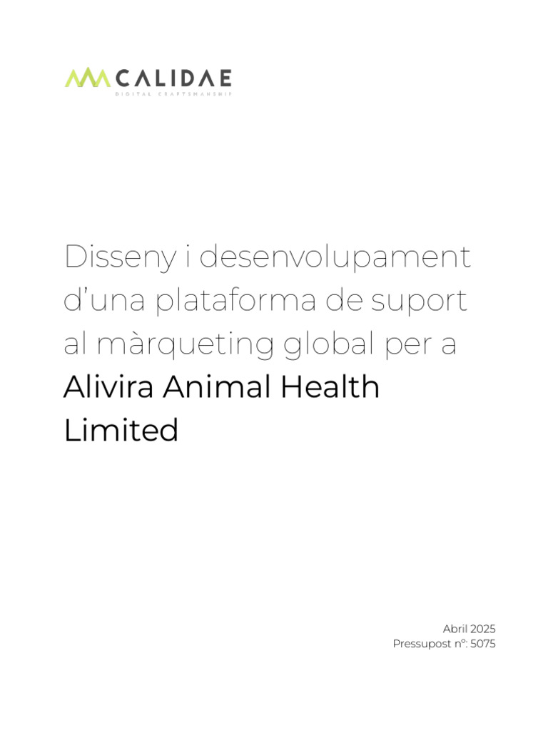 Calidae Document 2 | PDF