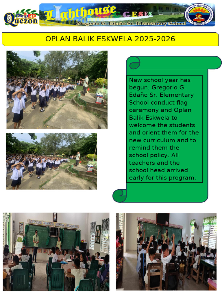 Oplan Balik Skwela | PDF