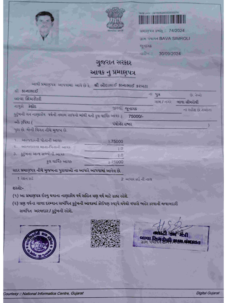 Aavak Dakhlo | PDF