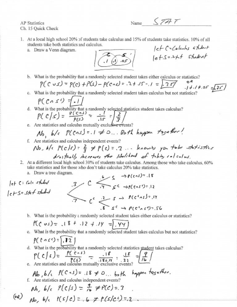 Chapter 14 Check Solutions-1 | PDF