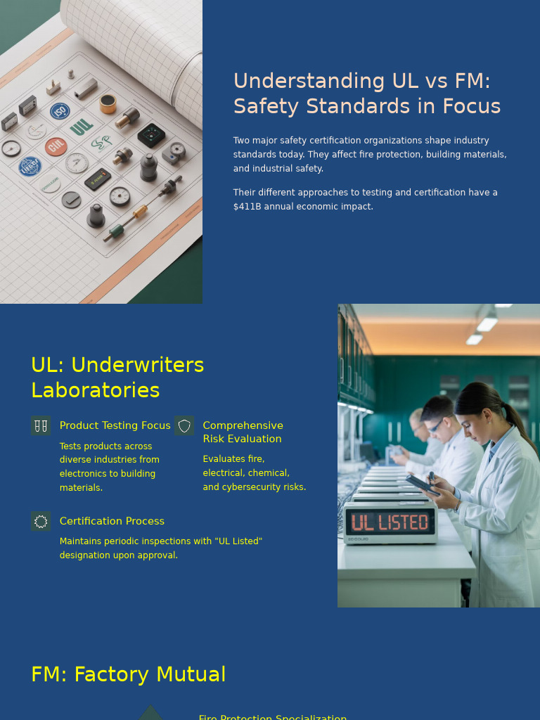 UL vs FM Certification Explained | PDF | Safety | Regulatory Compliance
