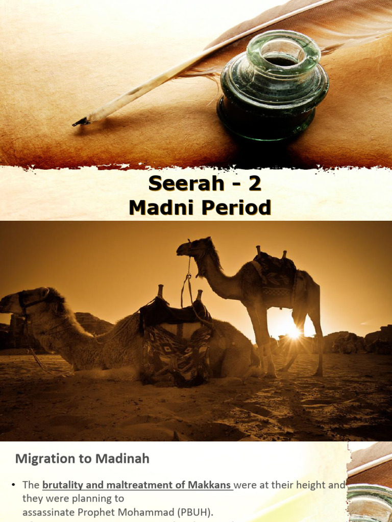 Lesson # 6 - Seerah of The Holy Prophet PBUH (Madani Era) | PDF ...