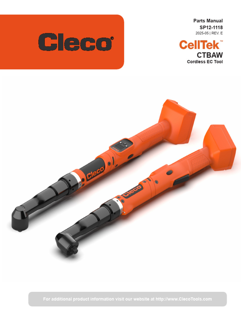 Cle Celltek Sp12-1118 Ctbaw-Rev.e PM en en | PDF