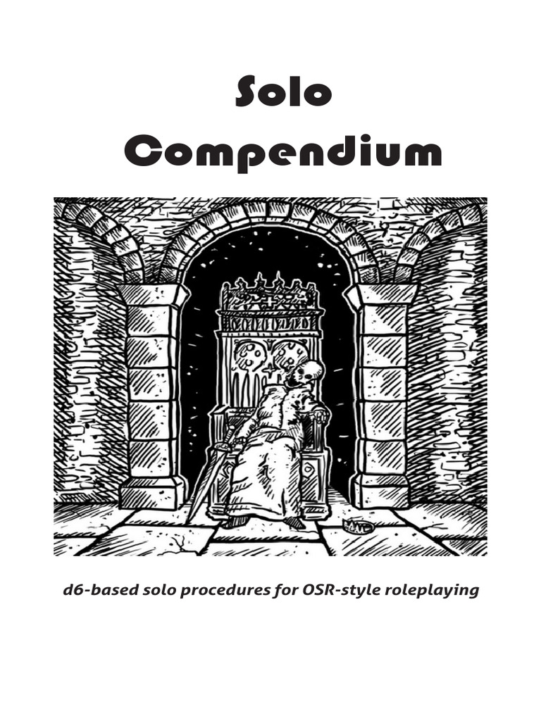 Solo RPG Procedures for OSR Gaming | PDF | Copyright | License