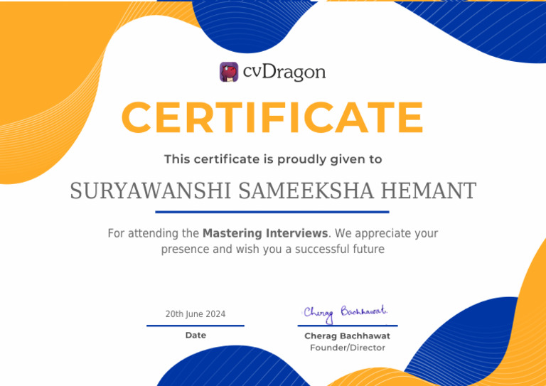 CVDragon - Mastering Interviews | PDF
