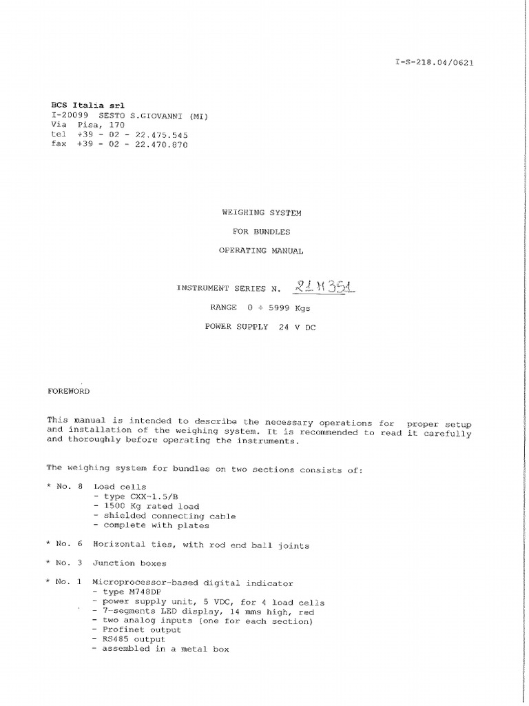 BCS Manual | PDF