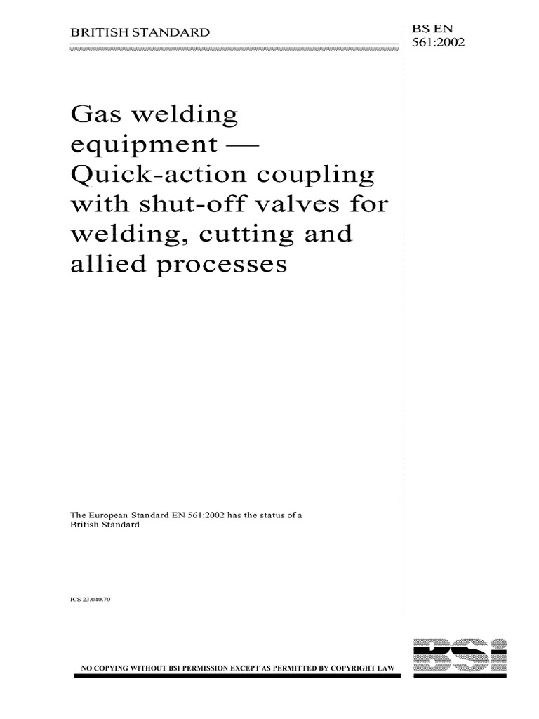 BS en 561 2002 | PDF