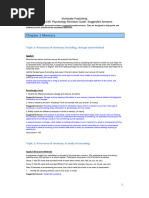 Murdock's Serial Position Curve Study Overview | PDF | Long Term Memory ...
