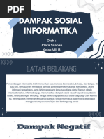 Makalah Dampak Sosial Informatika Lengkap | PDF
