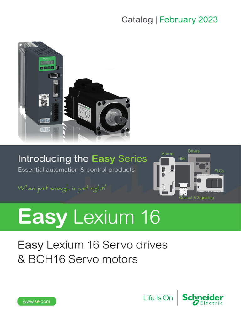 Easy Lexium 16 & BCH16 Overview | PDF | Programmable Logic Controller ...
