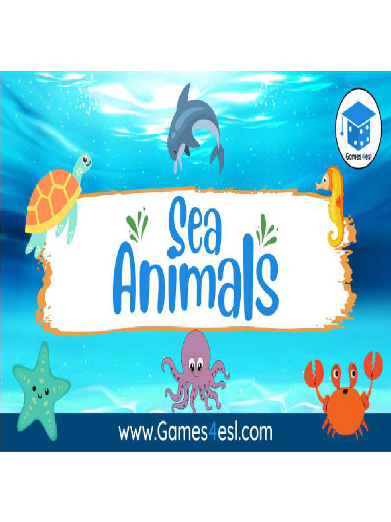 Sea Animals PowerPoint | PDF