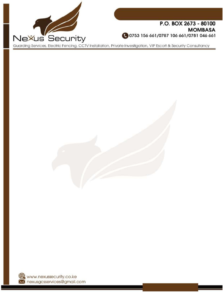 Nexus Security Profile Edited2025 | PDF | Employment | Business