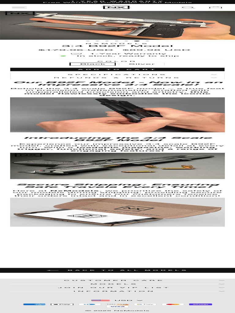 34 B92F Model - NxModels | PDF