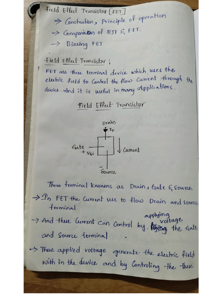 Field Effect Transistor | PDF