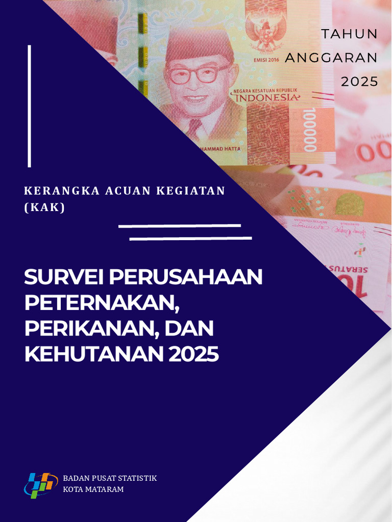 KAK Survei Ternak, Ikan, Hutan 2025 | PDF