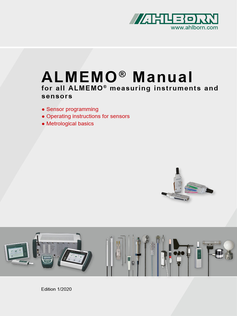 Almemo Manual 2020 | PDF | Instrumentation | Input/Output