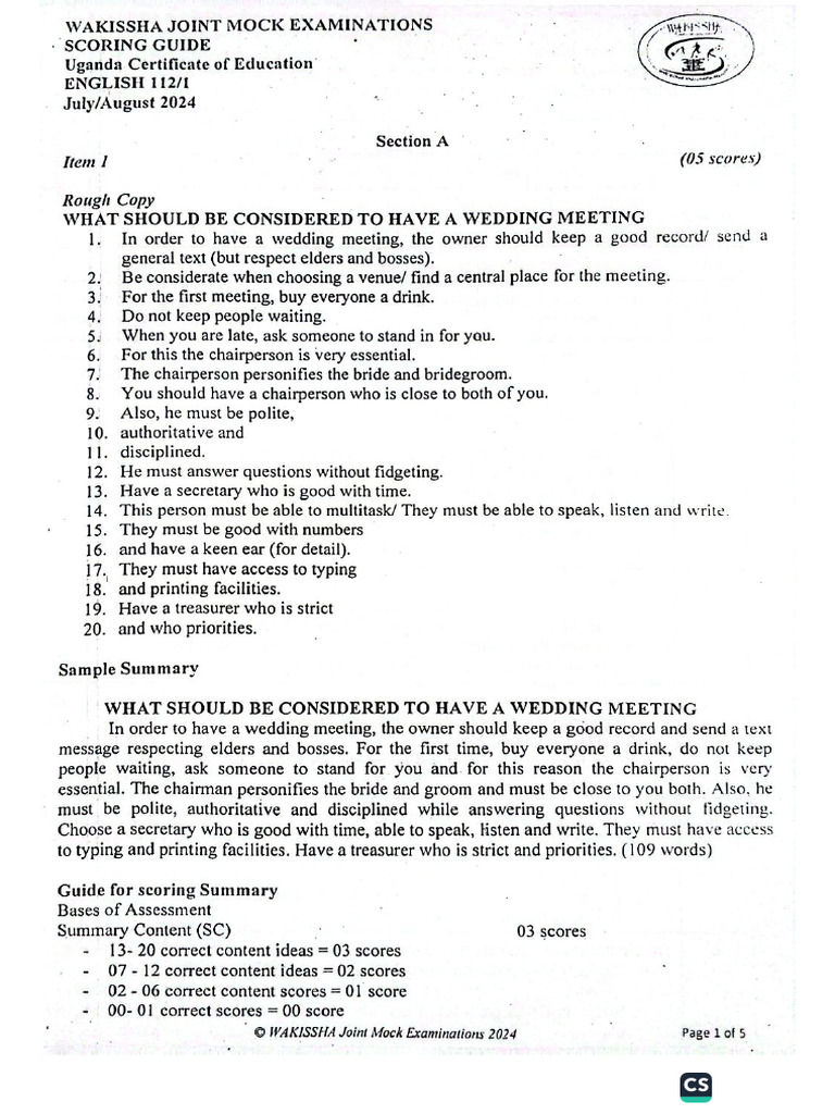 WAKISSAguide All Papers 2024 | PDF