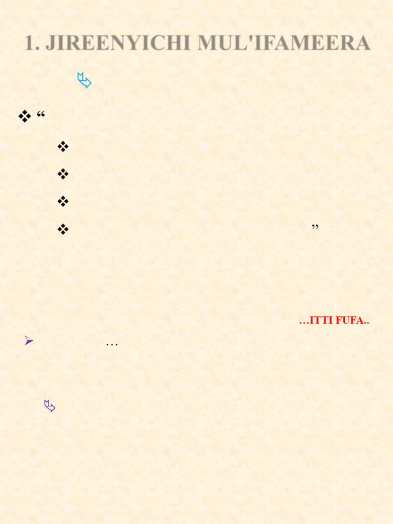 Jireenyichi Mul'Ifameera | PDF