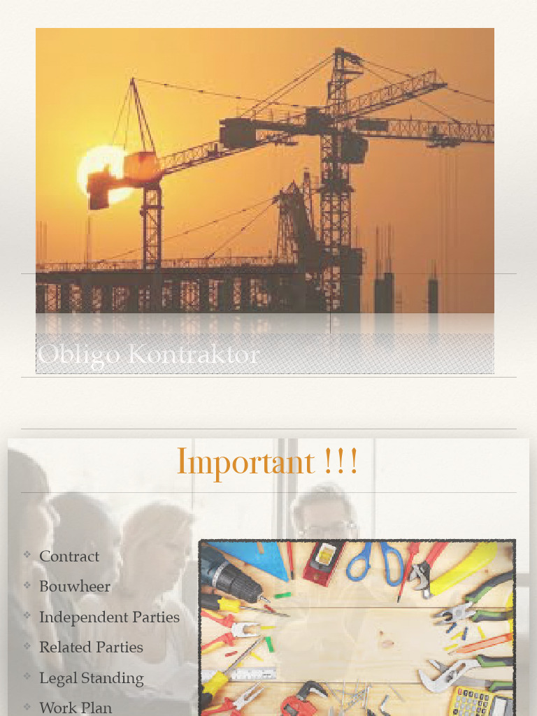 Konstruksi & Obligo 1 | PDF
