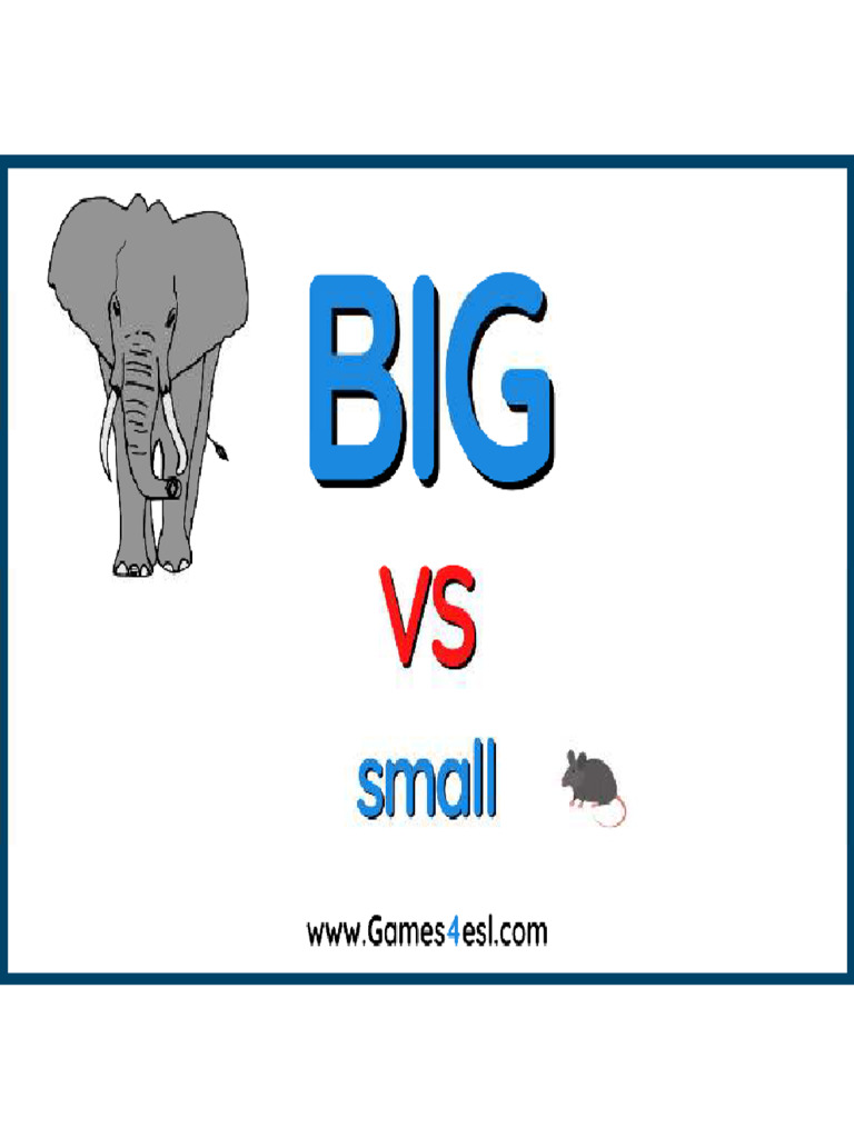 Big and Small PowerPoint Lesson | PDF