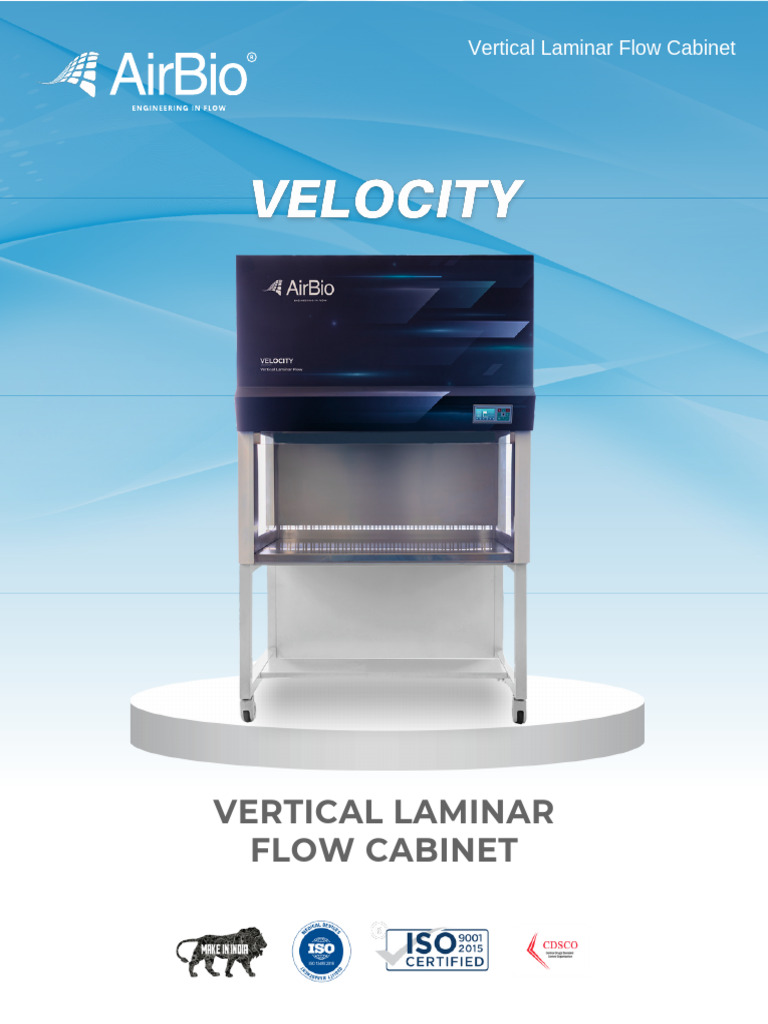 AirBio VELOCITY Laminar Flow | PDF