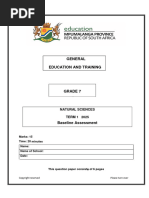 NSTech Grade 5 Term 1 Practical Task | PDF | Plants | Natural Environment